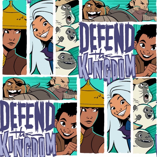 Raya And The Last Dragon Comic Look Fabric | The Quilt Shop