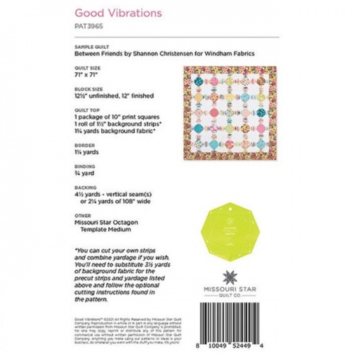 Missouri Star Good Vibrations Quilt Pattern | The Quilt Shop