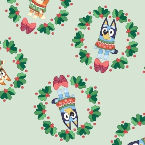 Bluey Reindeer - Disney Christmas Fabric - The Quilt Shop