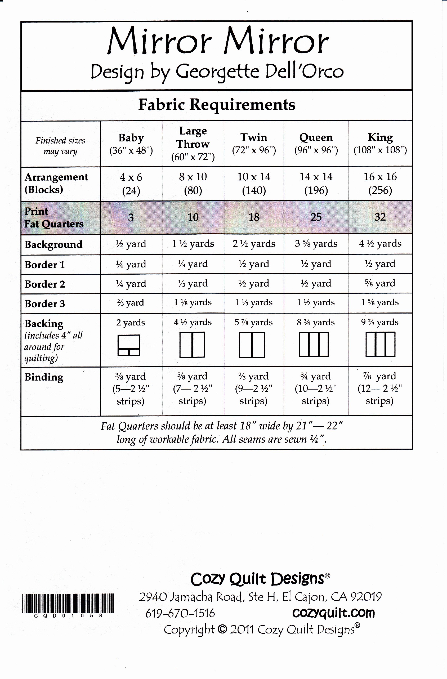 Quilt Designs Mirror Mirror Quilt Pattern | The Quilt Shop