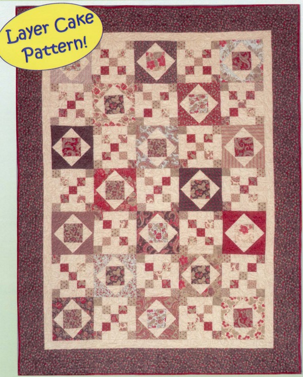 Cozy Quilt Designs Layer Cakes - Classic Coffee Cake Quilt Pattern ...