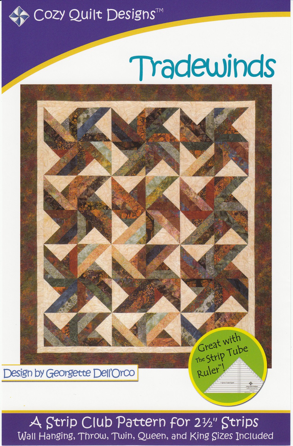 Cozy Quilt Designs - No Measure Bargello Quilt Pattern | The Quilt Shop