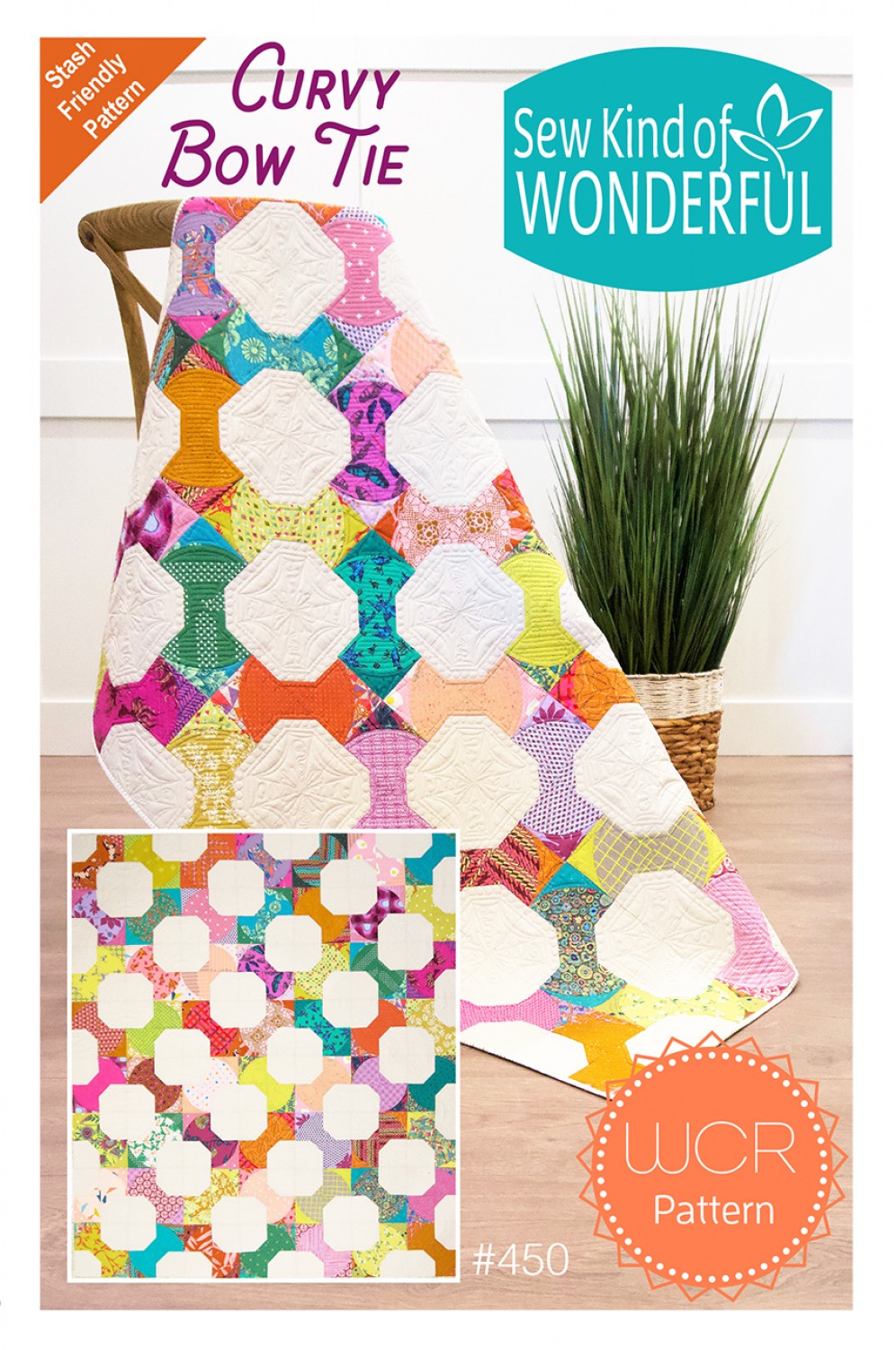 Curvy Bow Tie Quilt Pattern - The Quilt Shop