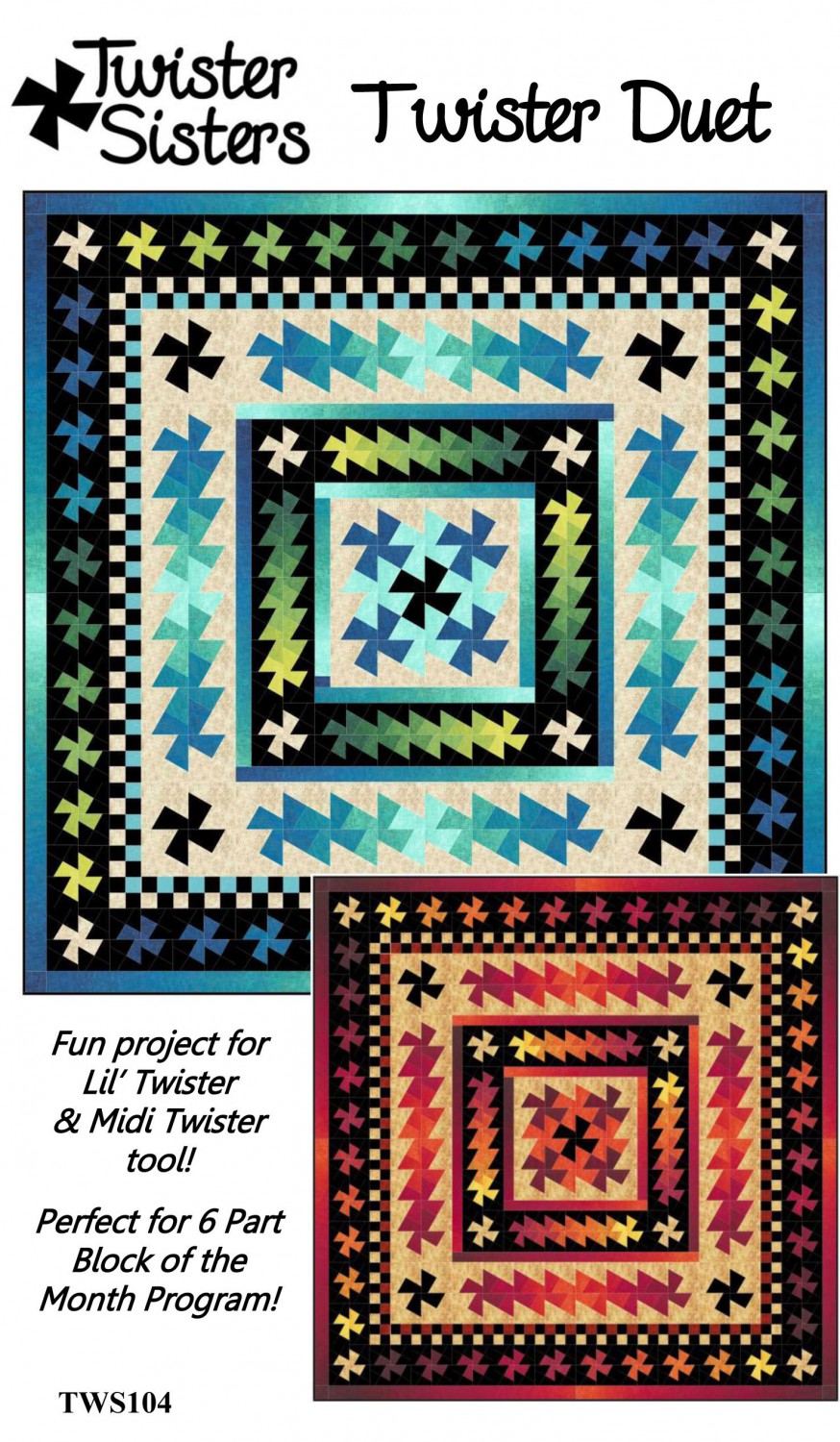 Twister Duet Quilt Pattern | The Quilt Shop