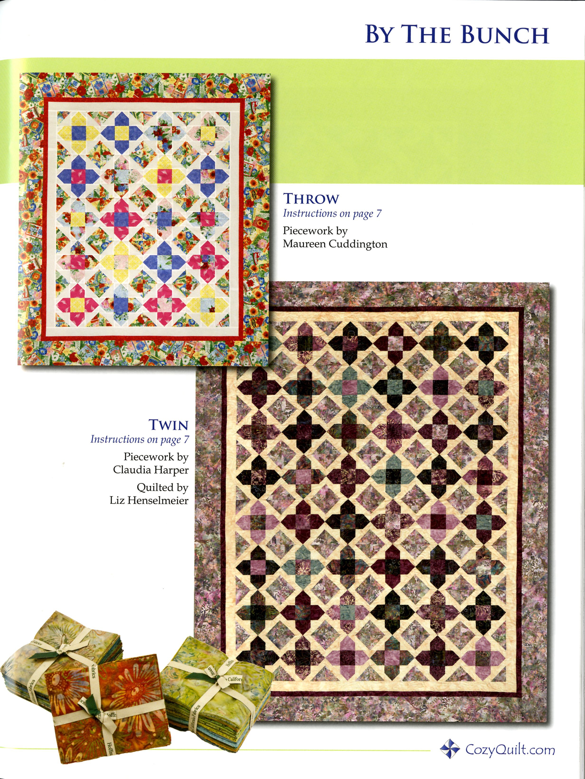 Cozy Quilt Designs Patterns | The Quilt Shop