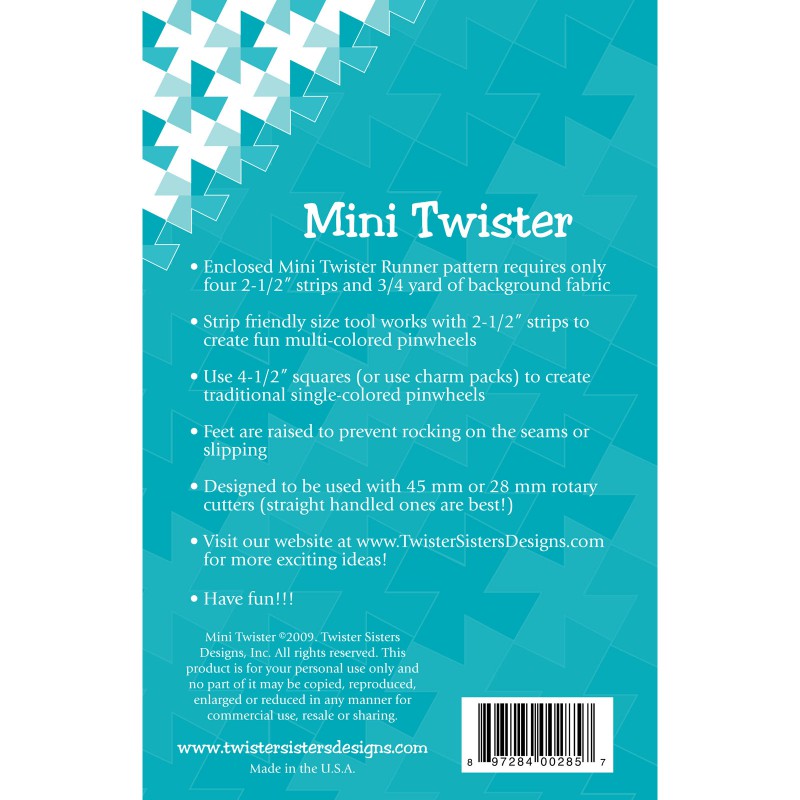 Mini Twister Template | The Quilt Shop