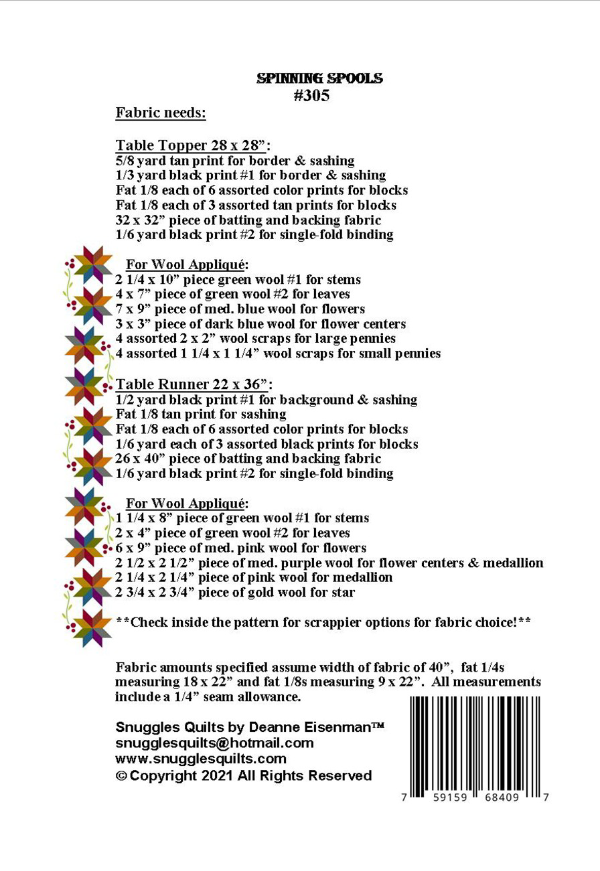 Spinning Spools Quilt Pattern | The Quilt Shop