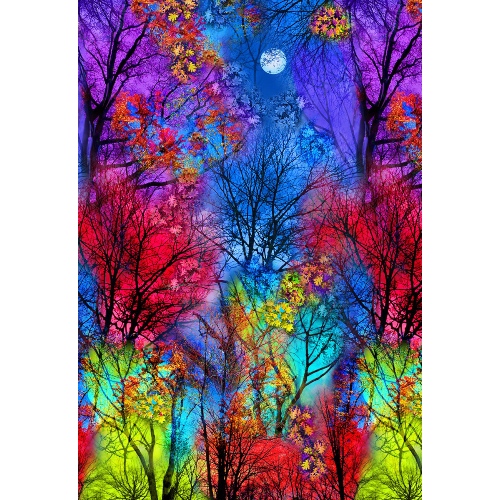 Multi Electric Nature Panel | The Quilt Shop