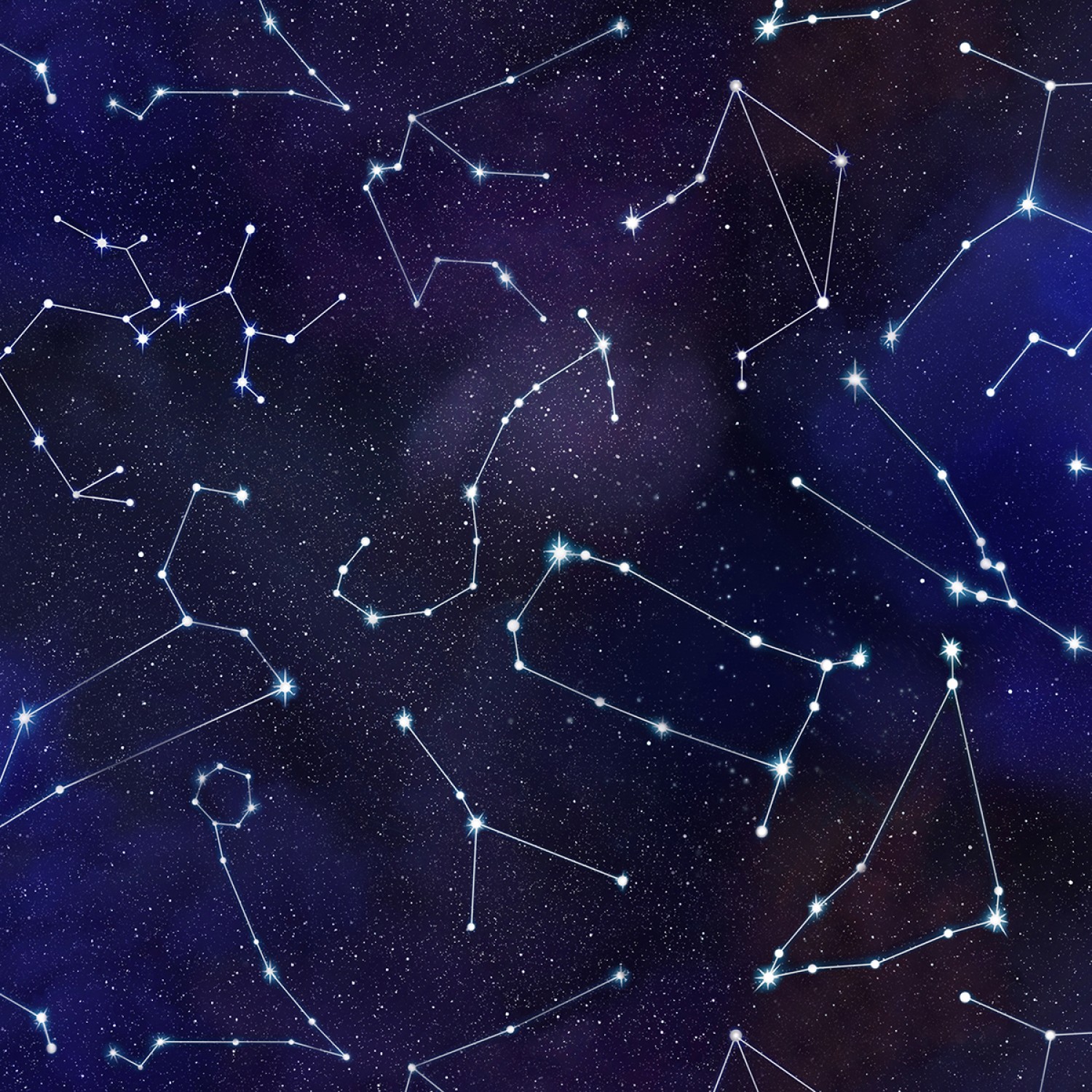 Royal Constellations Fabric - The Quilt Shop
