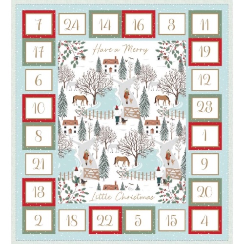 Advent Calendar Panel - Christmas In The Country - Craft Cotton Co ...