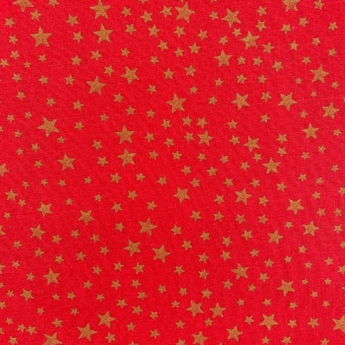 Christmas Stars Red - Crafty Fabrics - The Quilt Shop