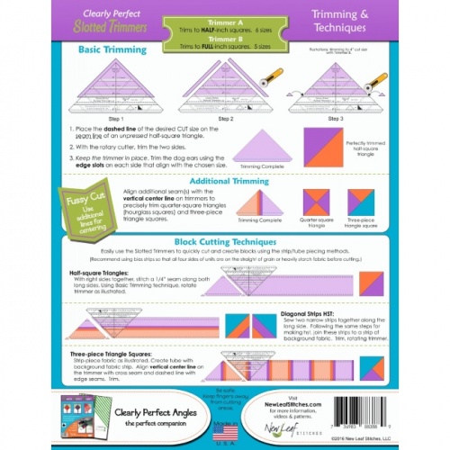 Clearly Perfect Angles Template Cling | The Quilt Shop