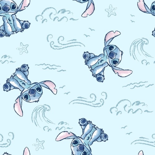 Lilo and Stitch Fabric - Soft Tropics Stitch Fabric - The Quilt Shop