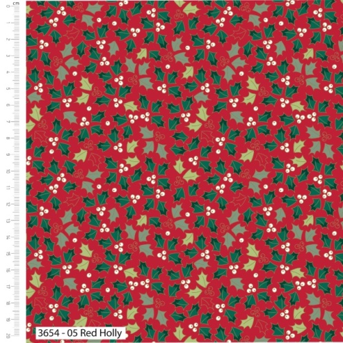 Red Holly - Holly & Poinsettia - Craft Cotton Co | The Quilt Shop