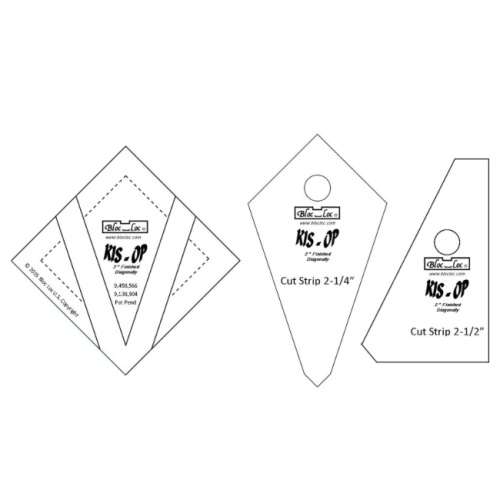 2 inch - Kite In A Square On Point - Bloc Loc | The Quilt Shop