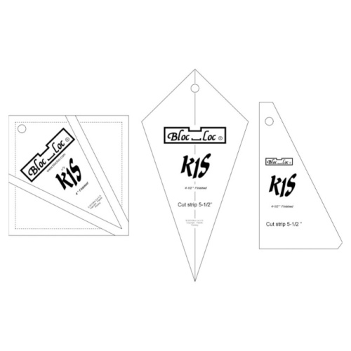4 inch - Kite In A Square Set - Bloc Loc - The Quilt Shop