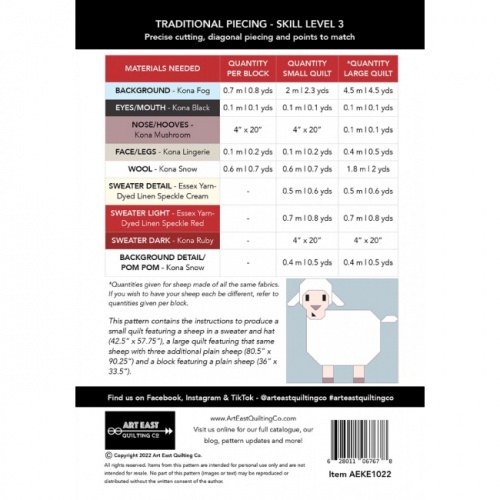 Knitted For Ewe Quilt Pattern | The Quilt Shop