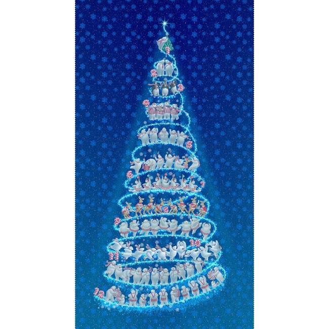 12 Days of Christmas - Cyan Banner Panel - The Quilt Shop