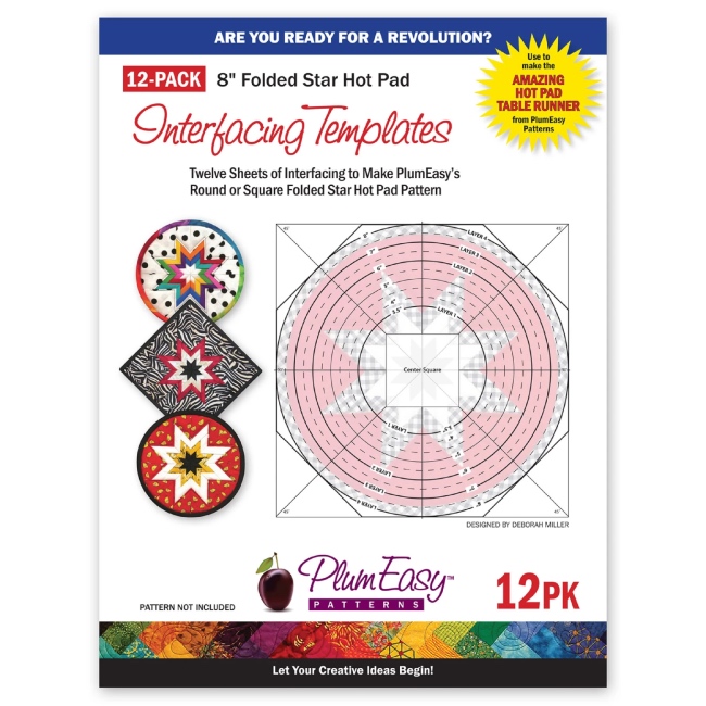 Folded Star Hot Pad Pattern & Interfacing - Square - The Quilt Shop