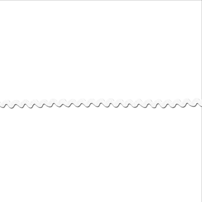 White - Ric Rac - 3mm - The Quilt Shop