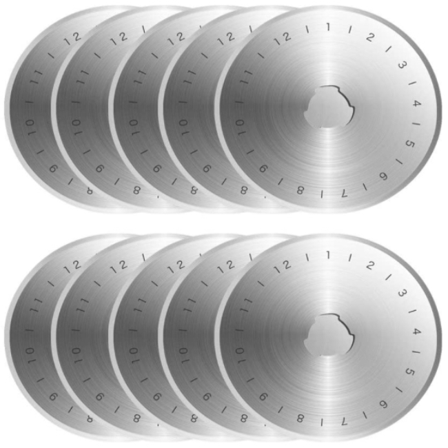 45mm Rotary Cutter Blades Pack of 10 - The Quilt Shop