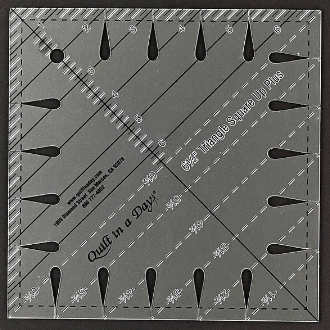 Quilt In A Day 6.5" Triangle Square Up Plus Ruler | The Quilt Shop