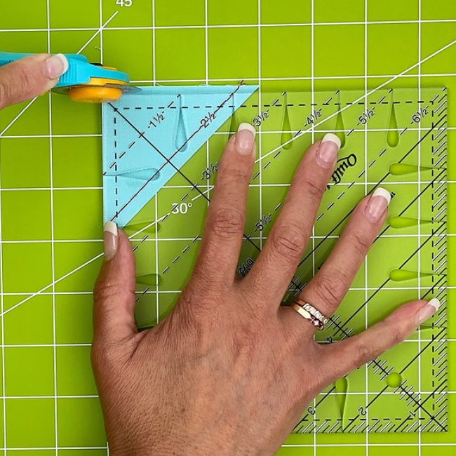 Quilt In A Day 6.5" Triangle Square Up Plus Ruler | The Quilt Shop
