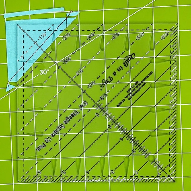 Quilt In A Day 6.5" Triangle Square Up Plus Ruler | The Quilt Shop