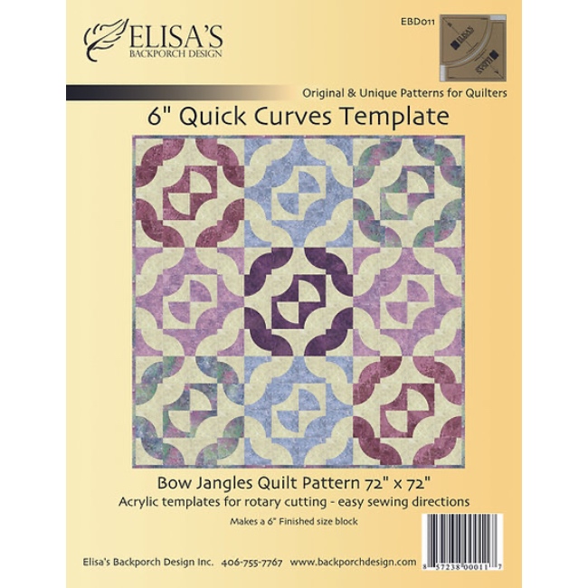 6" Quick Curves Templates with Pattern | The Quilt Shop