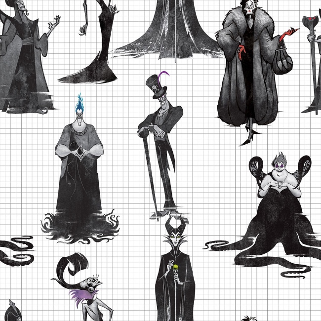 Disney Villains Shadows Fabric - The Quilt Shop