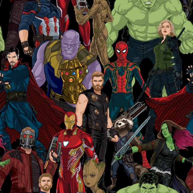 Marvel Avengers Infinity War Fabric | The Quilt Shop
