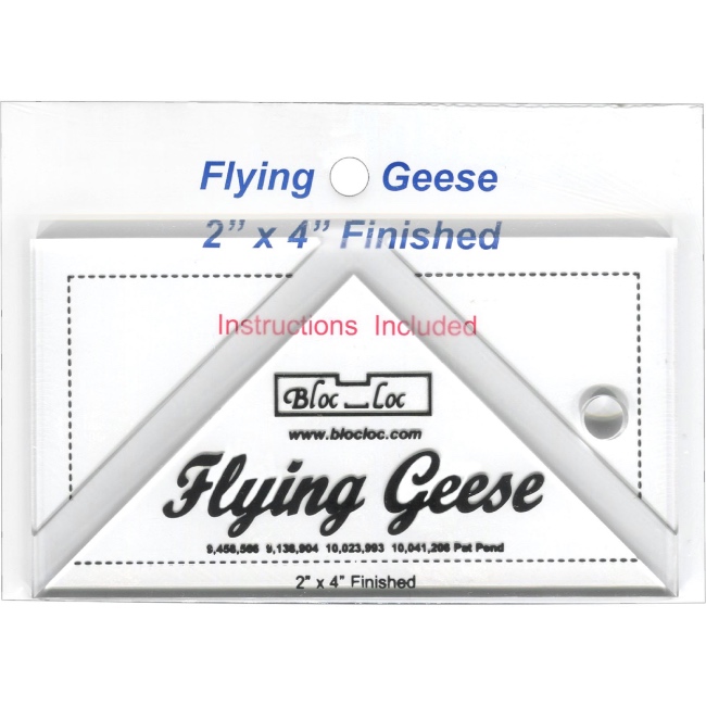 2 x 4 inch - Flying Geese - Bloc Loc | The Quilt Shop