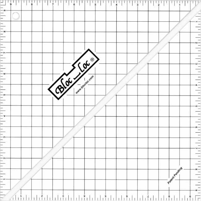 9.5 inch - Half-Square Triangle - Bloc Loc | The Quilt Shop
