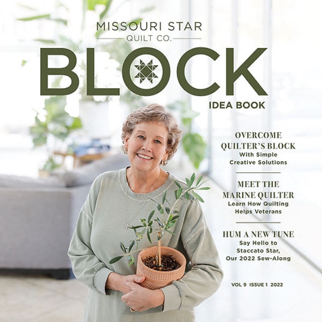 BLOCK Magazine 2022 Vol 9 Issue 1- Slightly Damaged - The Quilt Shop
