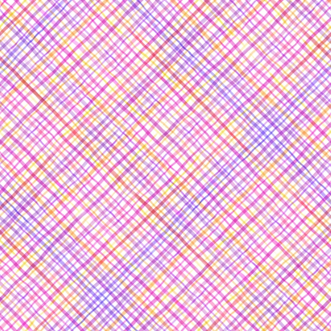 Bloom Bright Multi Plaid Fabric - The Quilt Shop
