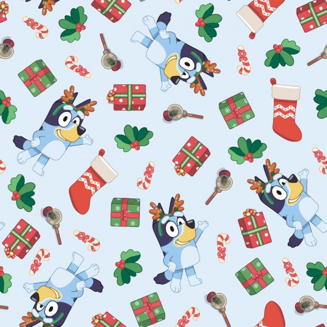Bluey Reindeer - Disney Christmas Fabric | The Quilt Shop