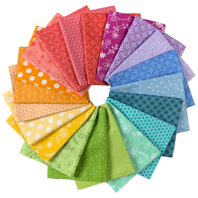 Bright Lights - Kimberbell Basics - Fat Quarters - 20pcs - Maywood ...