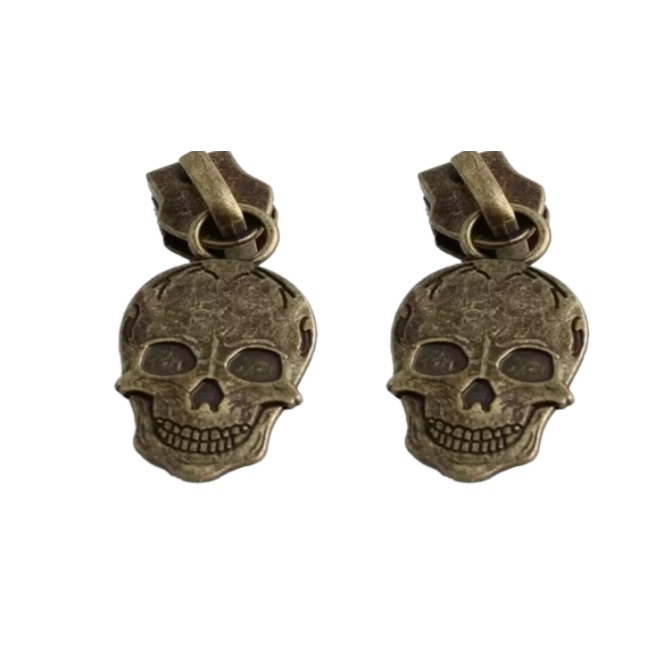 Skull Zipper Pull - The Quilt Shop
