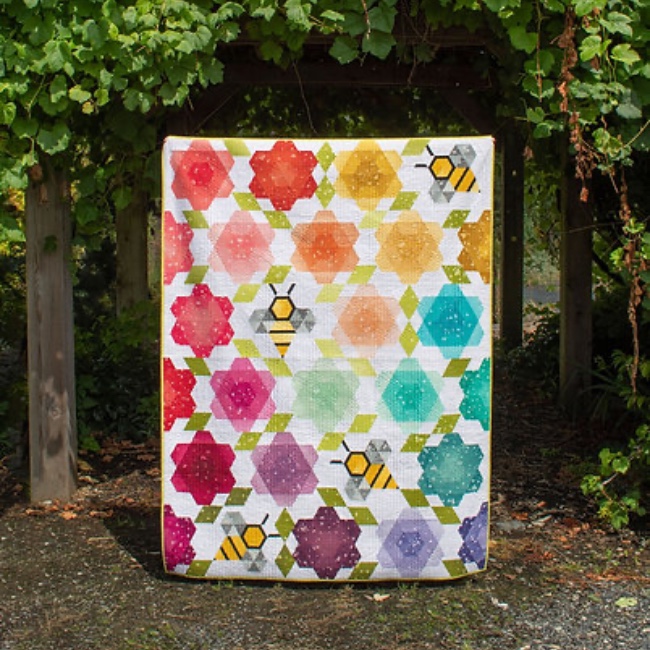 Bumblebee Blossoms Quilt Pattern | The Quilt Shop