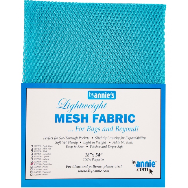 By Annie Lightweight Mesh 18 x 54 Parrot Blue