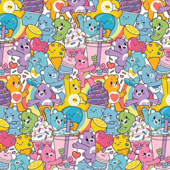 Care Bears Fabric - Multi Packed Bear Treats | The Quilt Shop