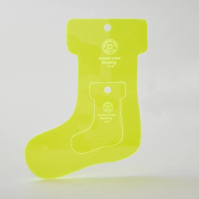 Missouri Star Nesting Christmas Stocking Template | The Quilt Shop