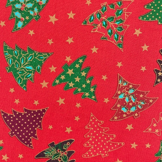 Christmas Trees Red - Crafty Fabrics | The Quilt Shop