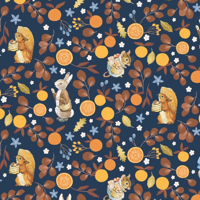 Citrus Grove - Winter Fruits - Peter Rabbit Fabric - The Quilt Shop