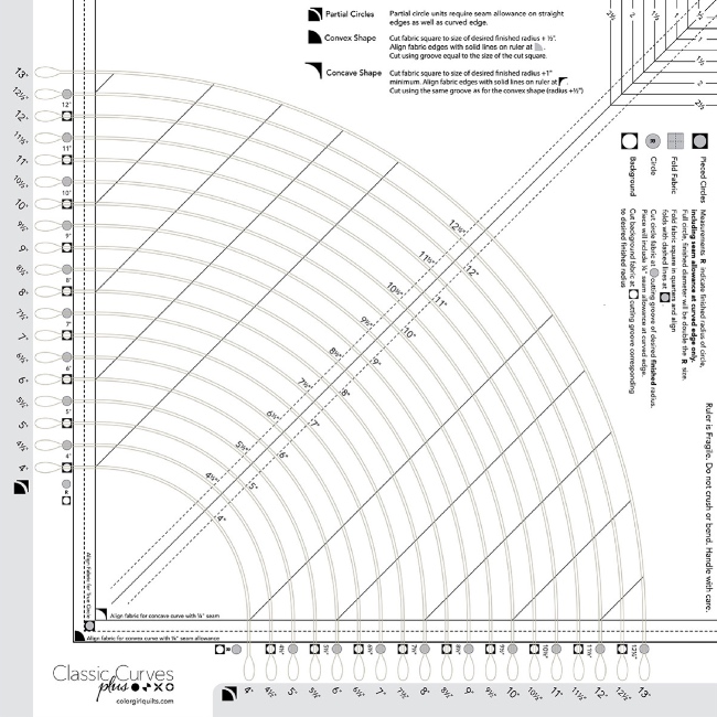 Classic Curves Plus Ruler | The Quilt Shop