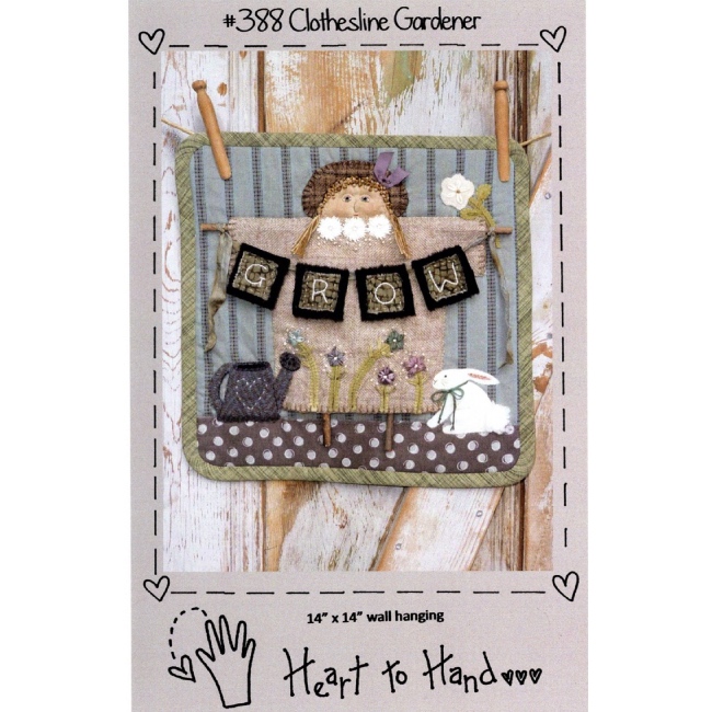 Clothesline Gardener - Hanging Pattern | The Quilt Shop