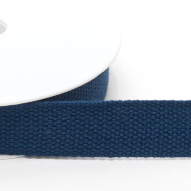 Navy cotton webbing store