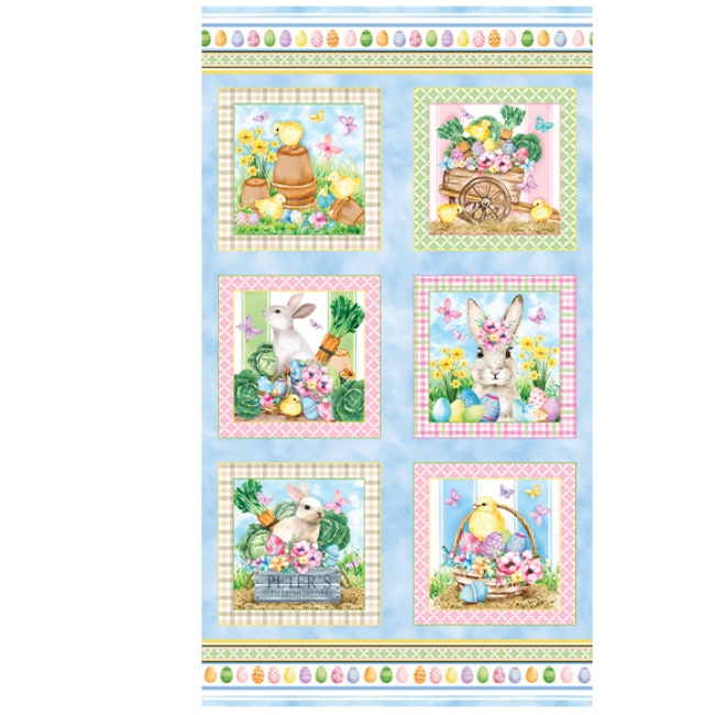 Cottontail Farms Easter Panel - The Quilt Shop