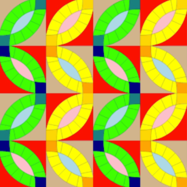 CutRite Slit N Sew Double Wedding Ring Template | The Quilt Shop