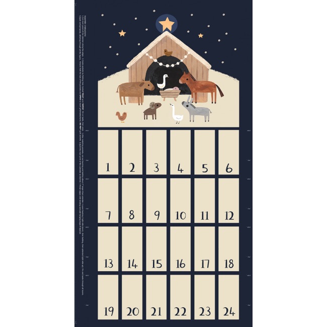 Nativity Advent Calendar Panel | The Quilt Shop Nativity Advent Calendar Panel | The Quilt Shop